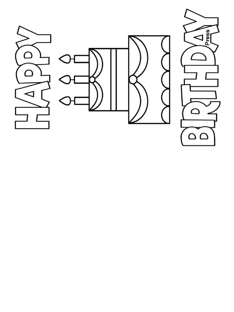 Happy Birthday Cake FINAL | PDF