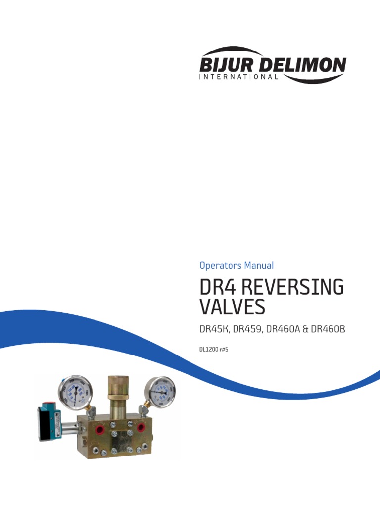 DL1200 Val DR45 Om-R5 | PDF | Valve | Pump