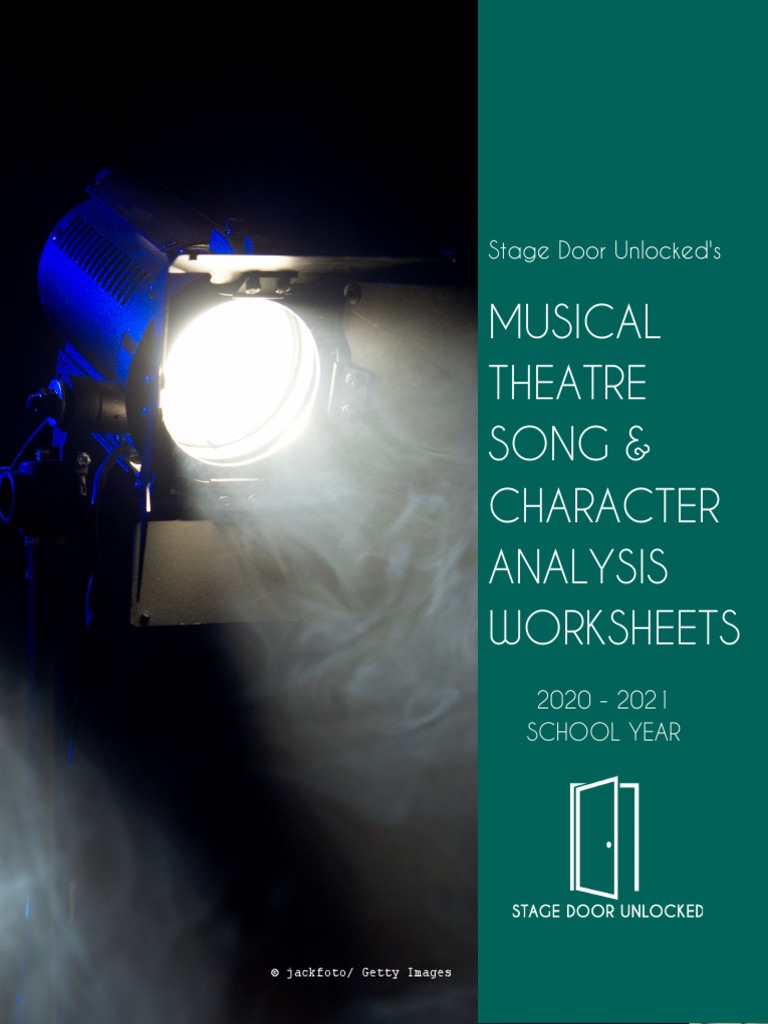 Stage Door Unlocked's Music Theater Student Worksheets Exercise | PDF Stage Door Unlocked's Music Theater Student Worksheets Exercise | PDF