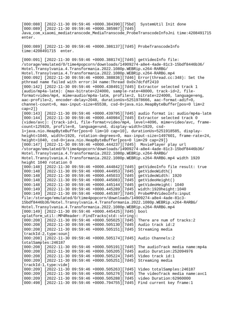 Trace | PDF | Codec | Multimedia