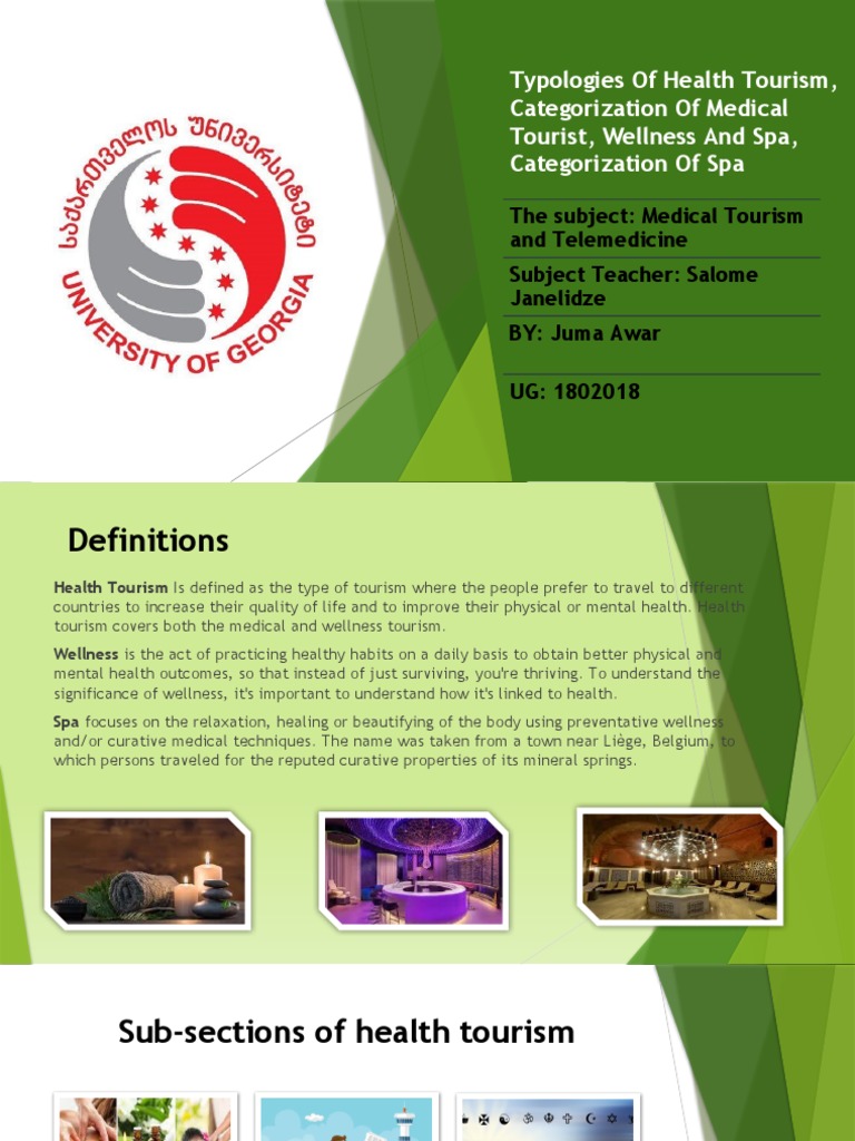 Typologies of Health Tourism, Categorization of Medical Tourist ...