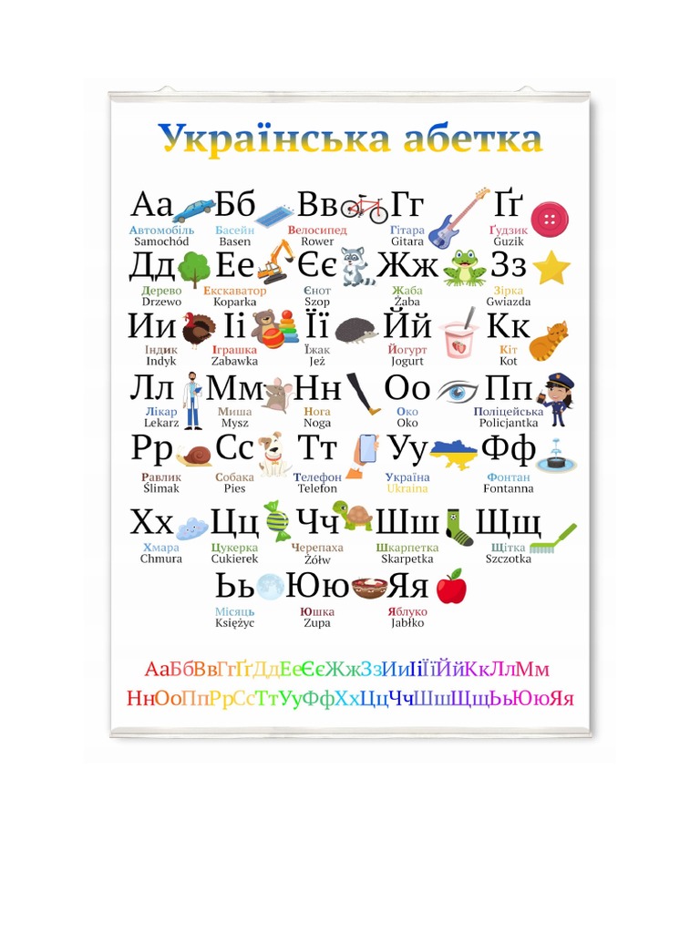 Alfabet Ukrainski | PDF