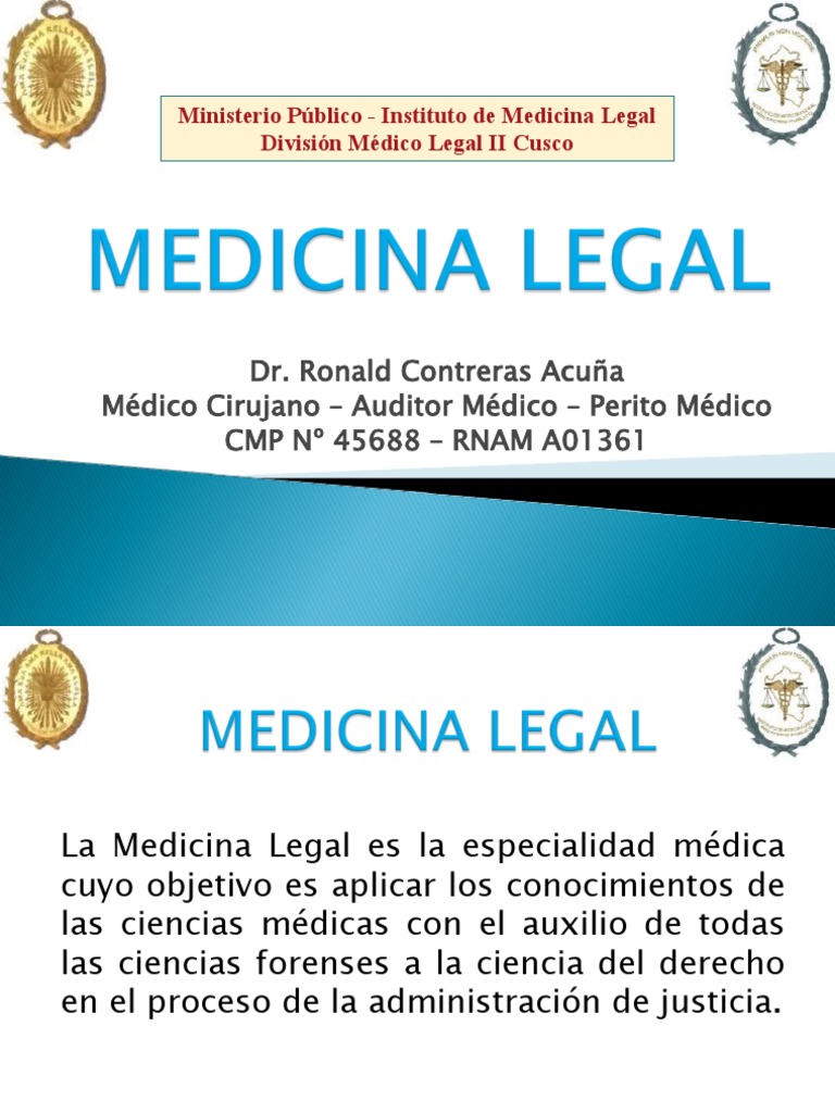 Medicina Legal | PDF | Jurisprudencia médica | Experto
