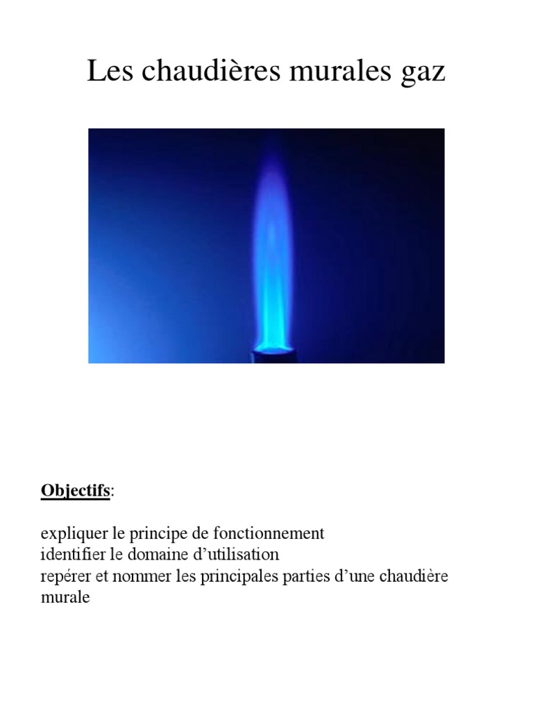 Les Chaudières Murales gazPP | PDF | Chaudière | Cheminée