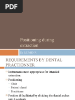 Positions For Extraction | PDF | Dentistry | Chair