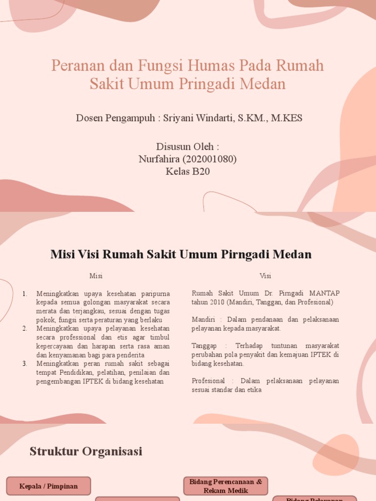 NURFAHIRA - Contoh Humas Di Rumah Sakit | PDF