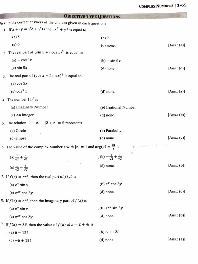 Complex No. BB Singh | PDF | Triangle | Elementary Geometry
