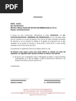 Llamado de Atención Laboral | PDF