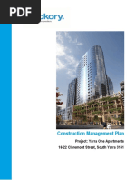 Construction Management Plan Template | PDF | Traffic | Road