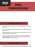 Area Computation: Double Meridian Distance Double Parallel Distance ...