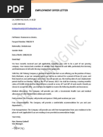STANDARD BANK Confirmation Letter | PDF