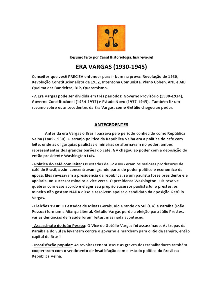 Era Vargas! | PDF | Brasil