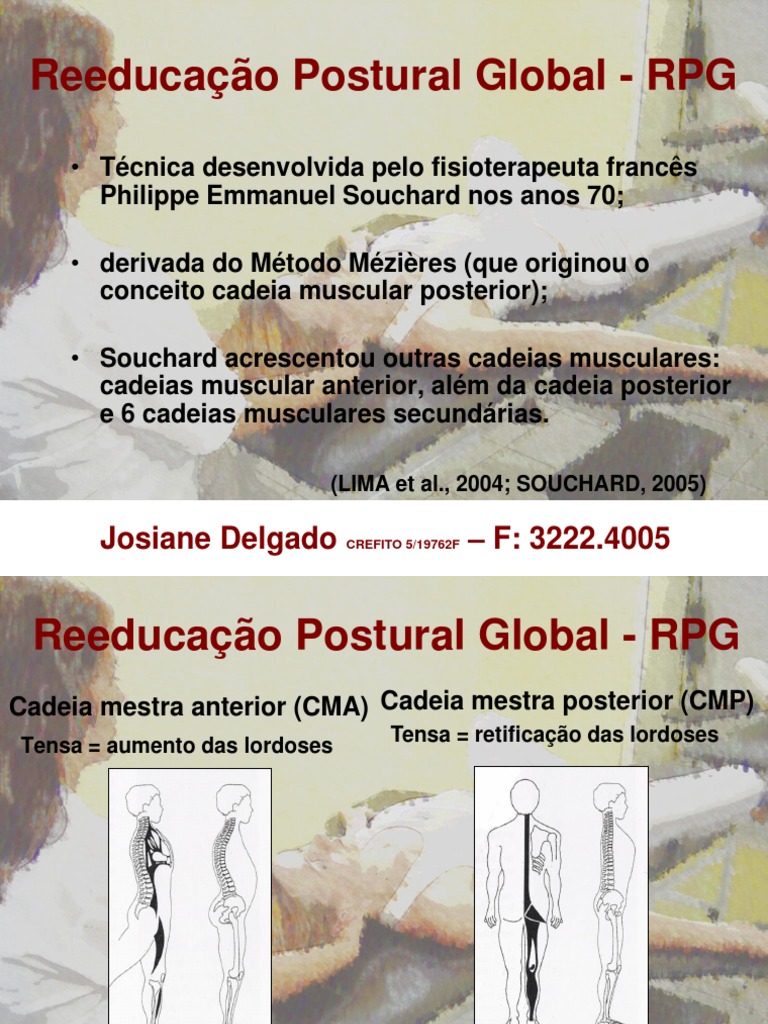 Reeducação Postural Global - RPG POWER | PDF | Músculo esquelético ...