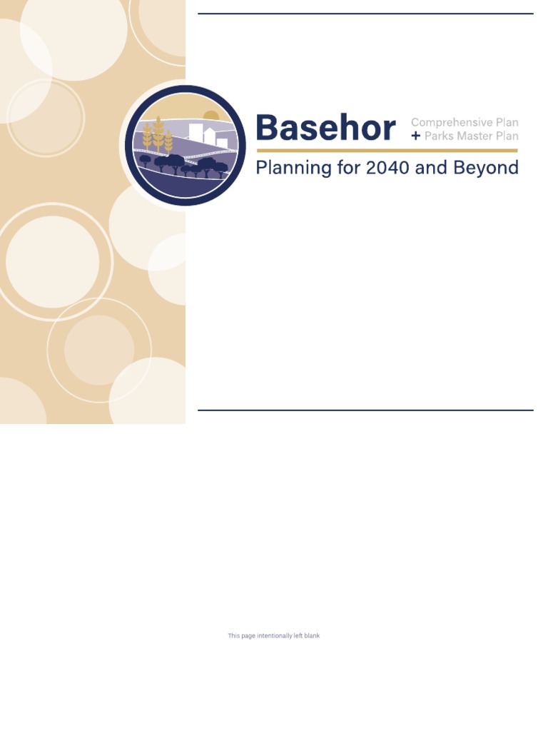 Basehor Comprehensive Plan Overview | PDF | Decision Making | Economies