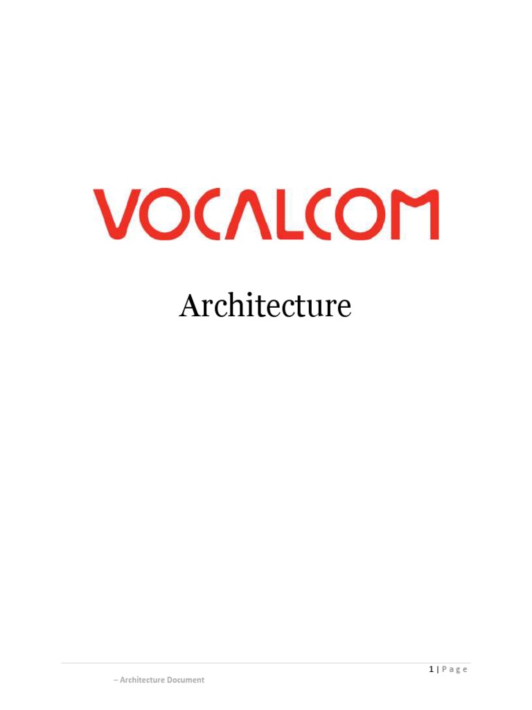 Vocalcom Requirements Network 1.0 | PDF | Port (Computer Networking ...