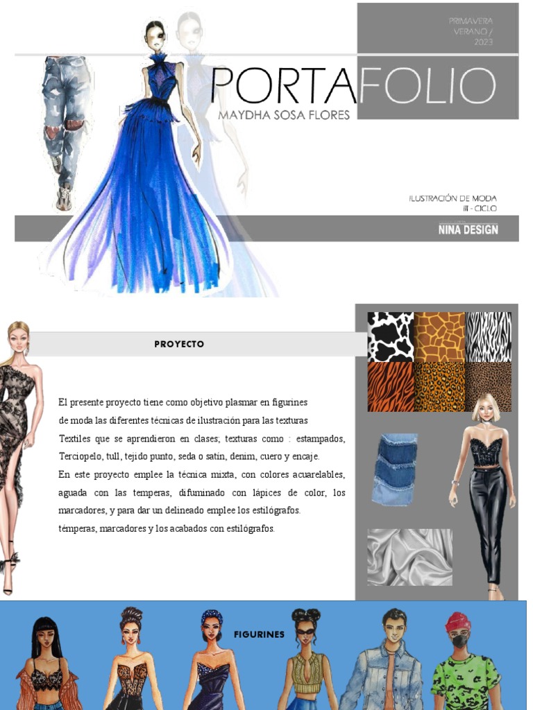 Avance de Portafolio de Moda | PDF