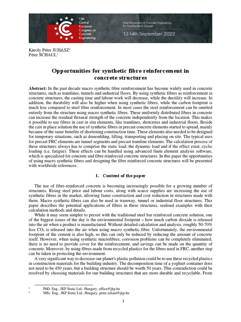 CCC22 - FRC Structures | PDF | Fracture | Concrete