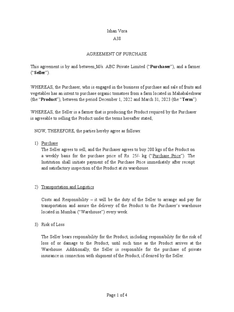 Ishan Vora - SAM Assignment | PDF | Breach Of Contract | Arbitration