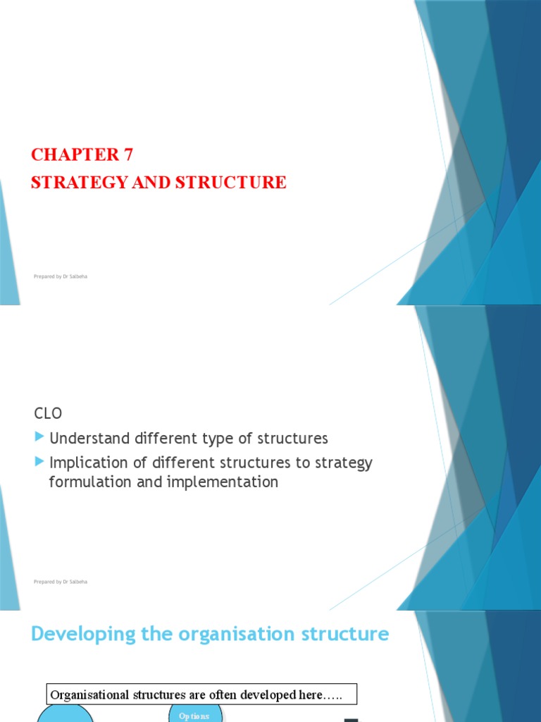 CHP 7 Strategy and Structure | Download Free PDF | Strategic Management ...