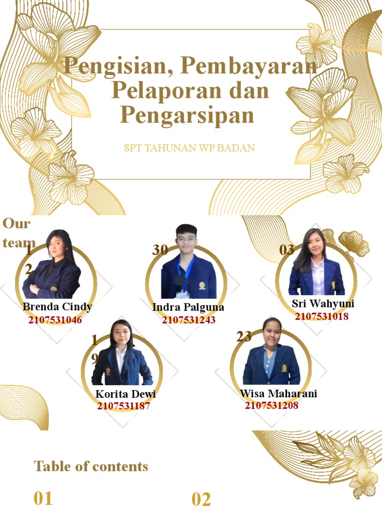 Kelompok 2 - RPS 10 - Pengisian, Pembayaran, Pelaporan, Dan Pengarsipan SPT PPH Badan | PDF