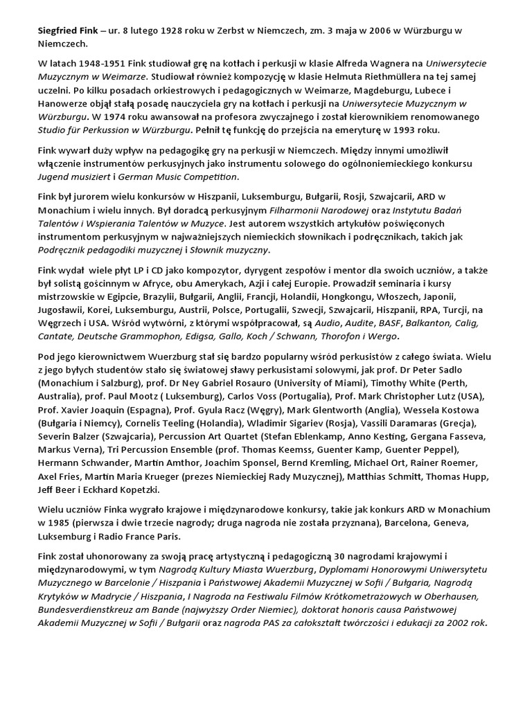 Siegfried Fink | PDF