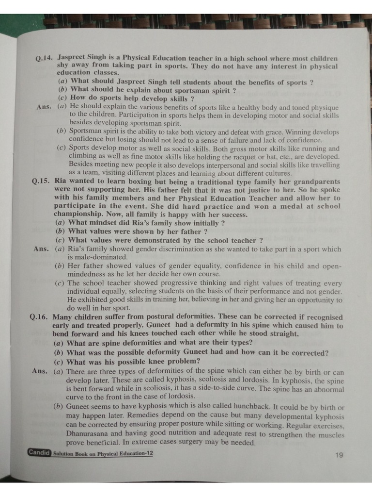 1 To 3 Physical Education 2022-23 | PDF