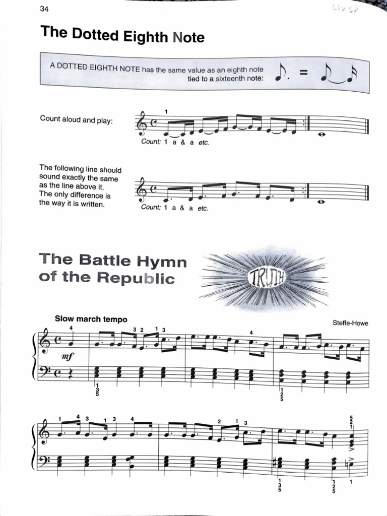 Battle Hymn of The Republic | PDF