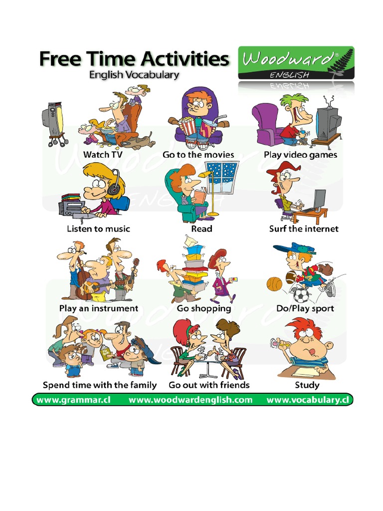 Free Time Activities | PDF