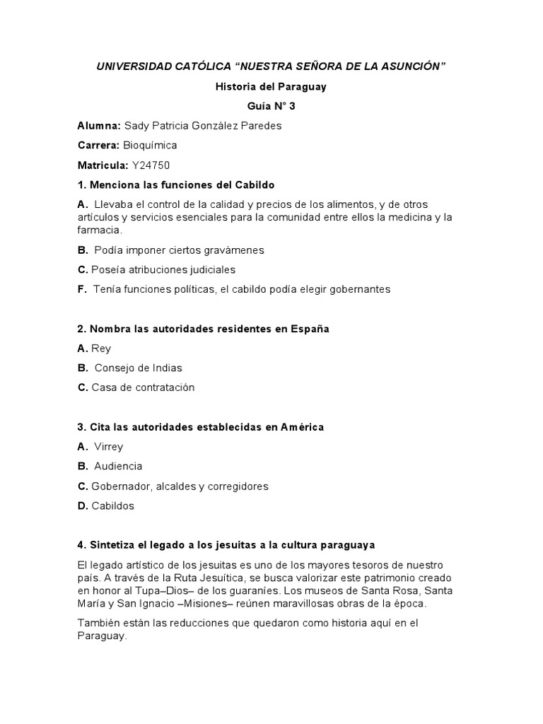 Historia Del Paraguay Pdf