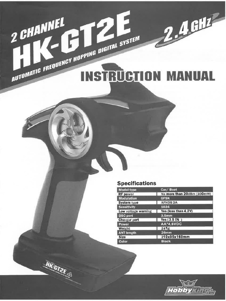 Radio Hk-Gt2e - 2 - Channel | PDF