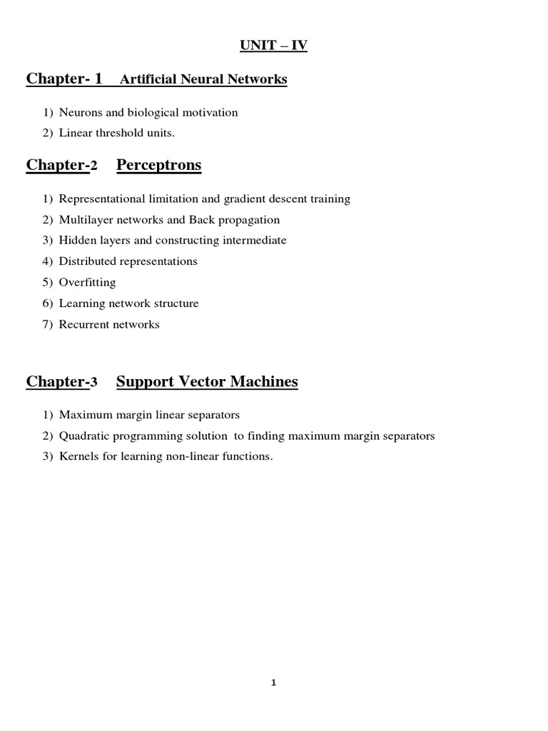 Artificial Neural Networks and Machine Learning Techniques | PDF | Artificial Neural Network ...