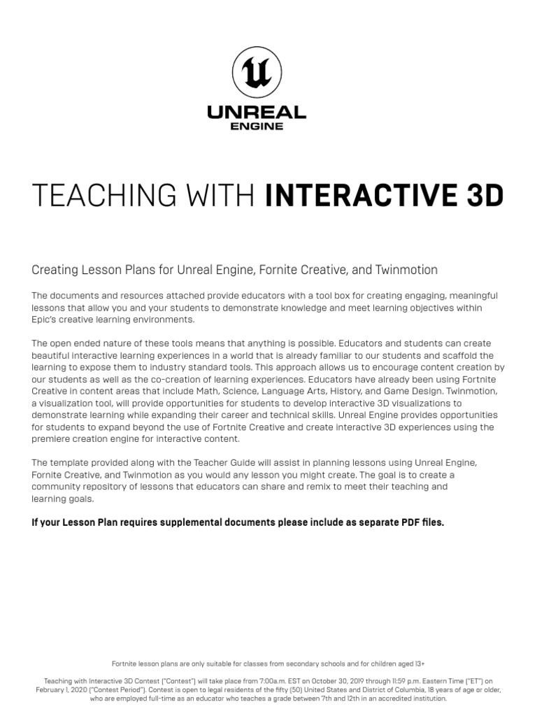 Interactive 3D Lesson Plans | PDF | Teaching Method | Lesson Plan