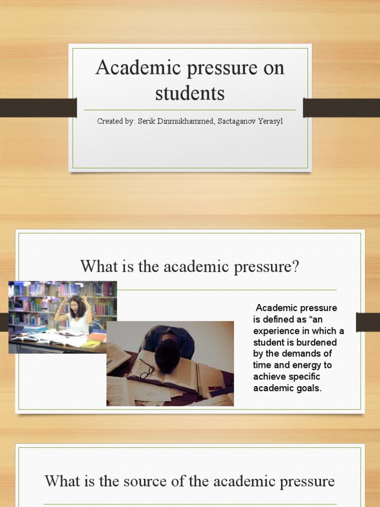 Academic Pressure On Students | PDF