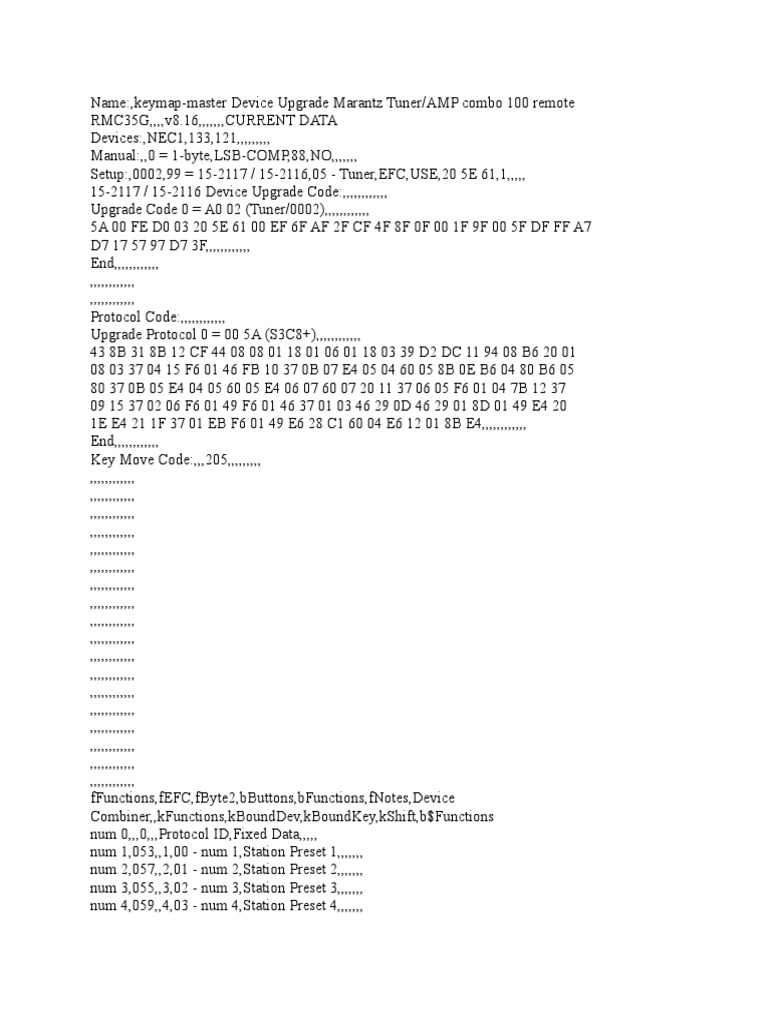 jp1 - Marantz Tuner Amplifier Combo 100 Remote User Guide | PDF | Computing | Computer Engineering