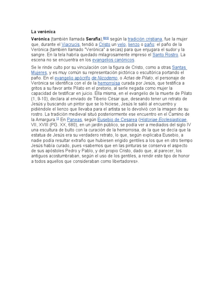 Santa Verónica | PDF