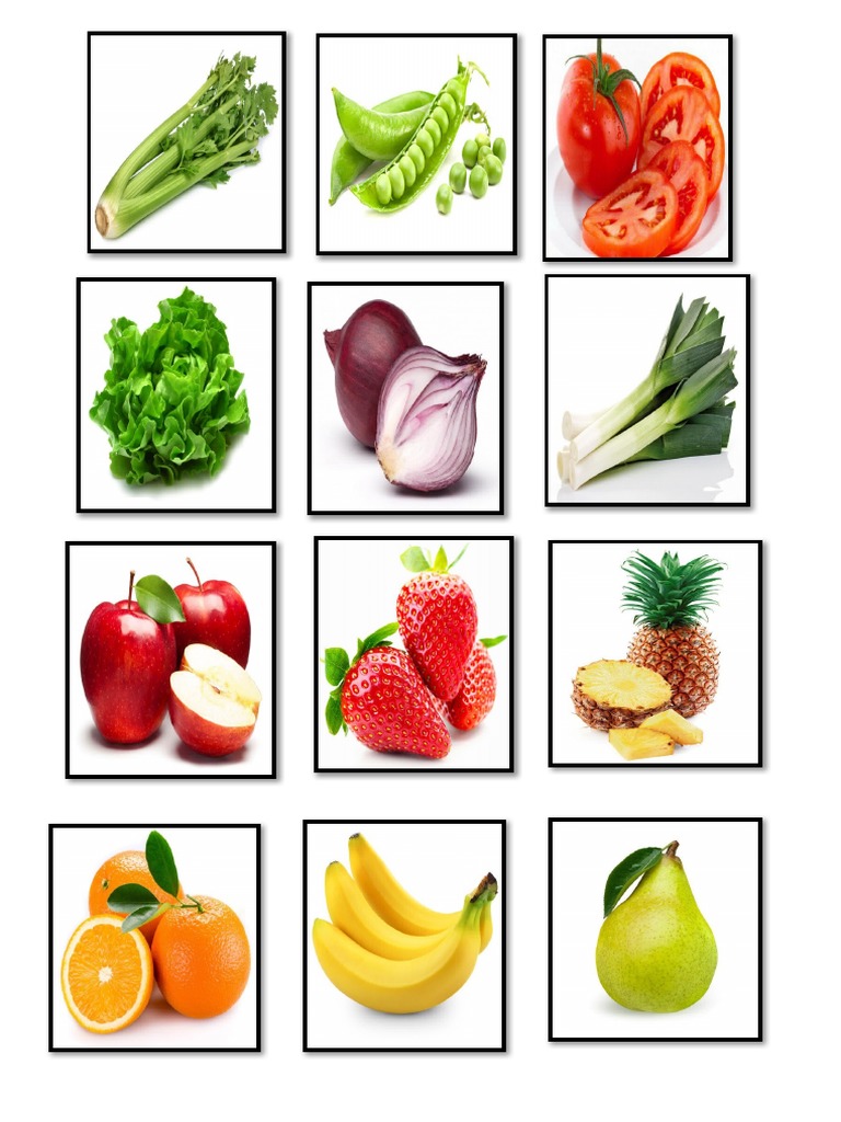 Frutas y Verduras Imagenes 6 | PDF