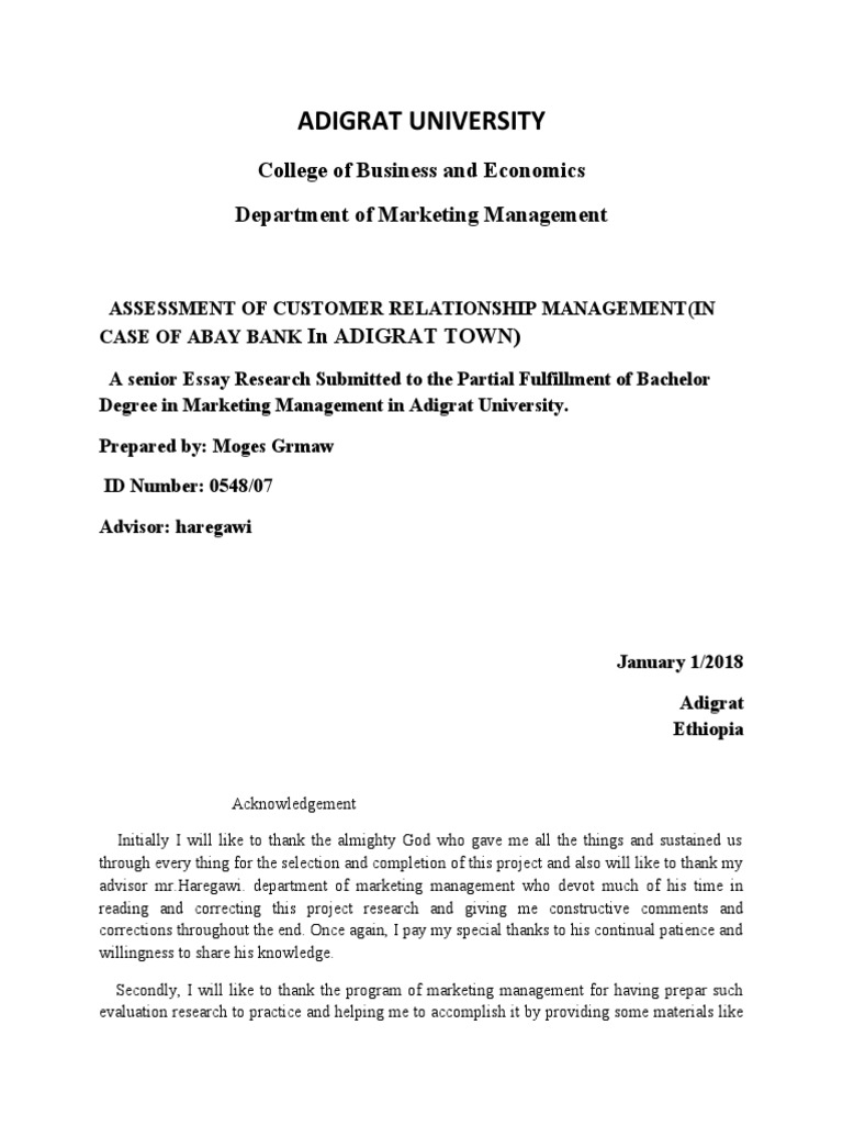 Marketing Management Research | Download Free PDF | Customer ...