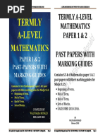 Uace Maths 1 2024 | PDF | Mathematics | Elementary Mathematics