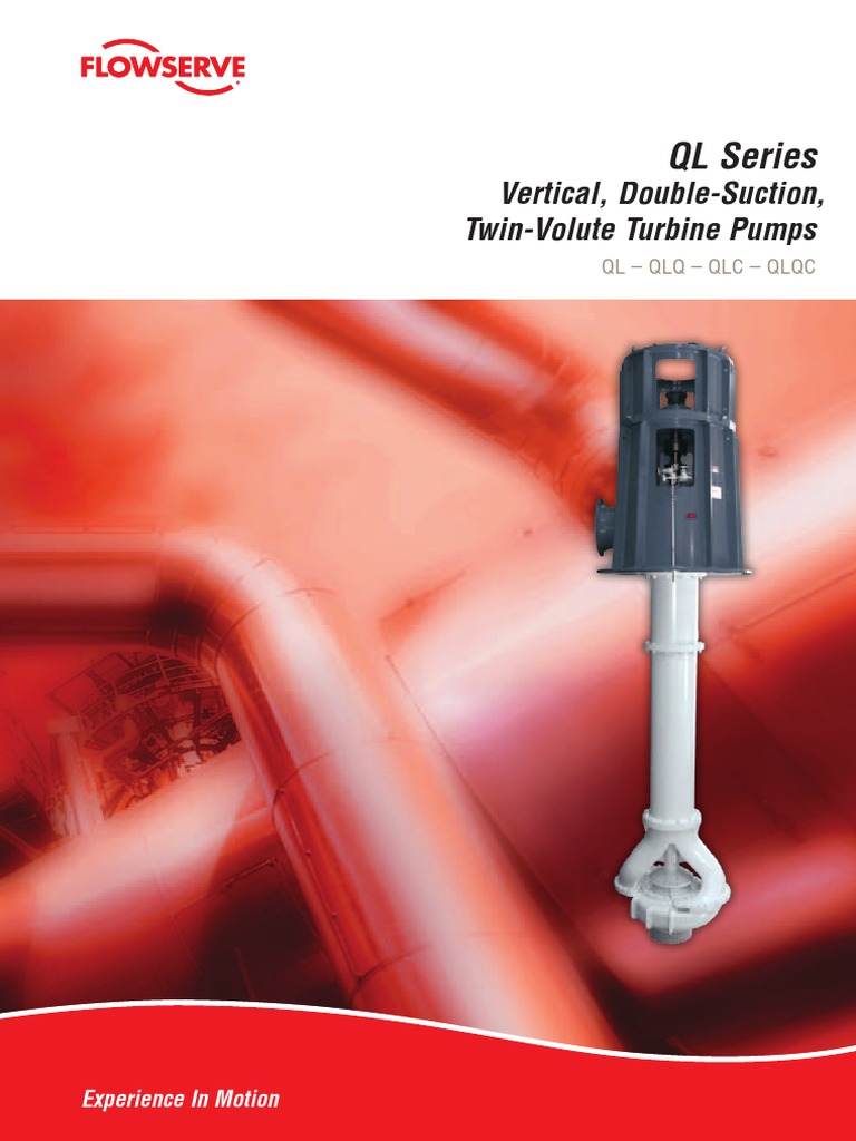 QL Series: Vertical, Double-Suction Twin-Volute Turbine Pumps | PDF ...
