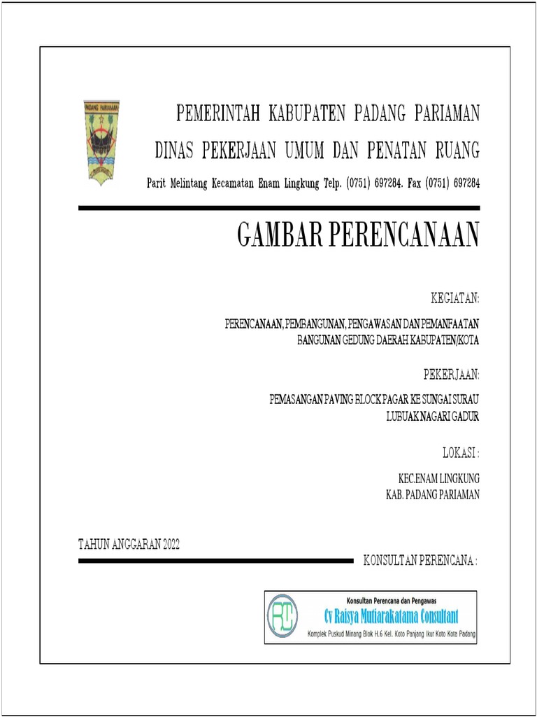 Surau Lubuak Nagari Gadur | PDF