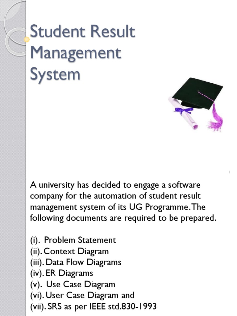 Student Result Management System (1) | PDF | User (Computing) | Databases