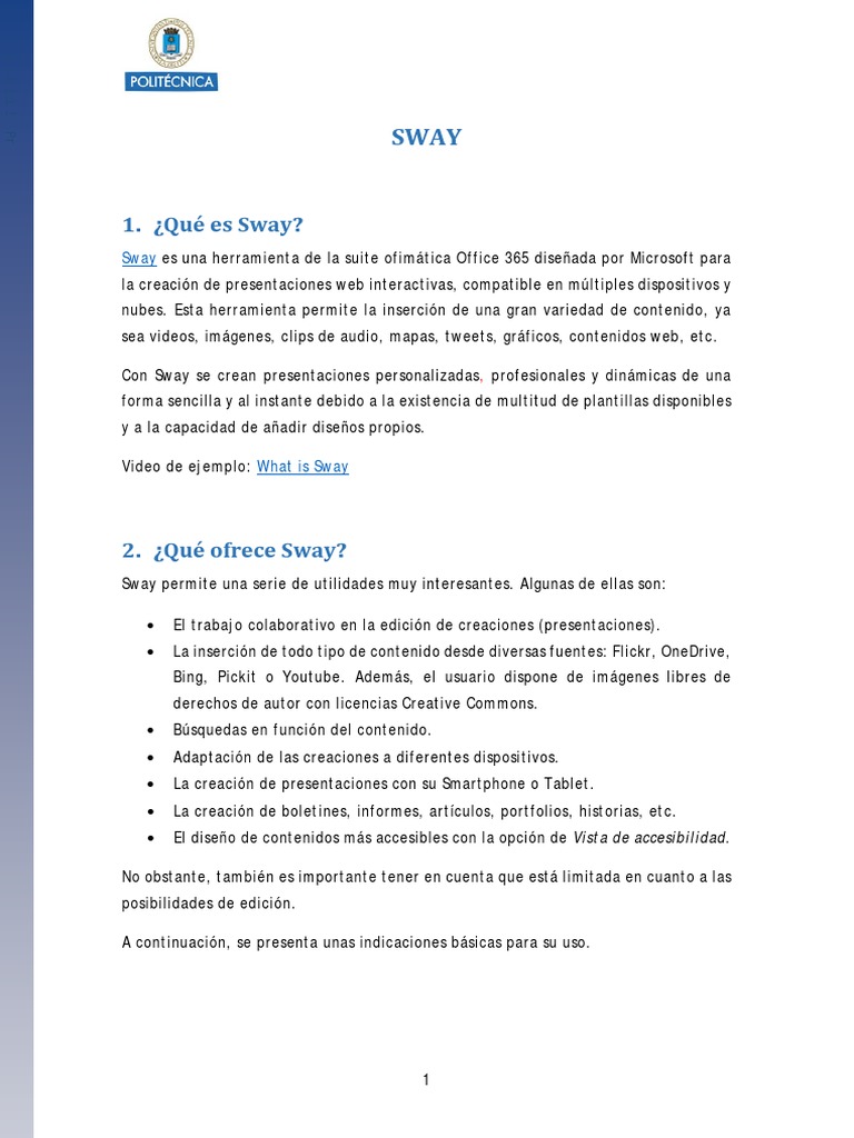 Guia Sway_unlocked | PDF | Desarrollo de software | Software