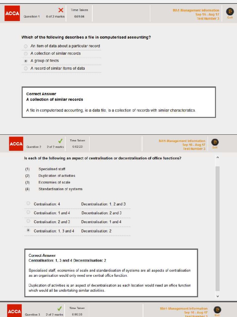 MA1 (Mock 3-Ans) | PDF