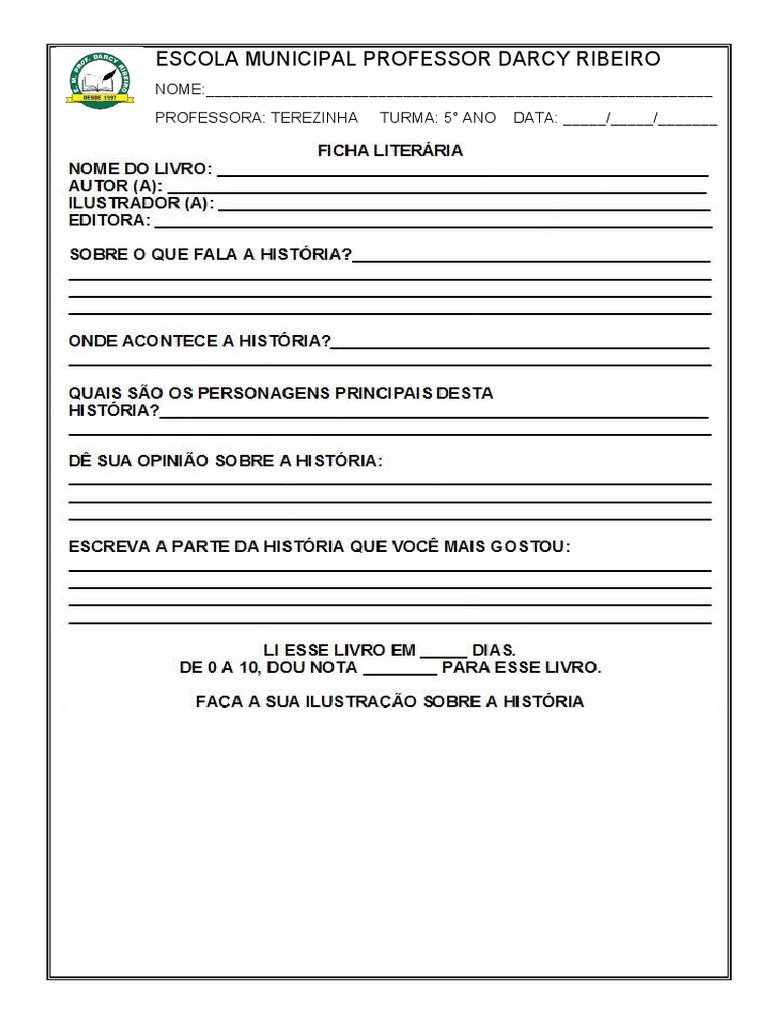 Ficha Literária 18-03 | PDF