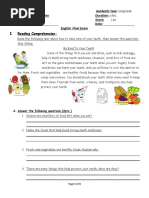 Grade 5 Holiday Homework | PDF | Books | Linguistics