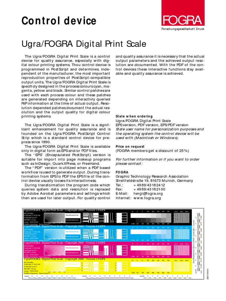 Digital Print Scale | PDF | Adobe In Design | Digital Technology