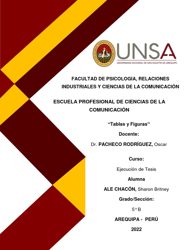 Tablas y Figuras en Tesis 2022 | PDF | Arte | Ciencia y matemáticas