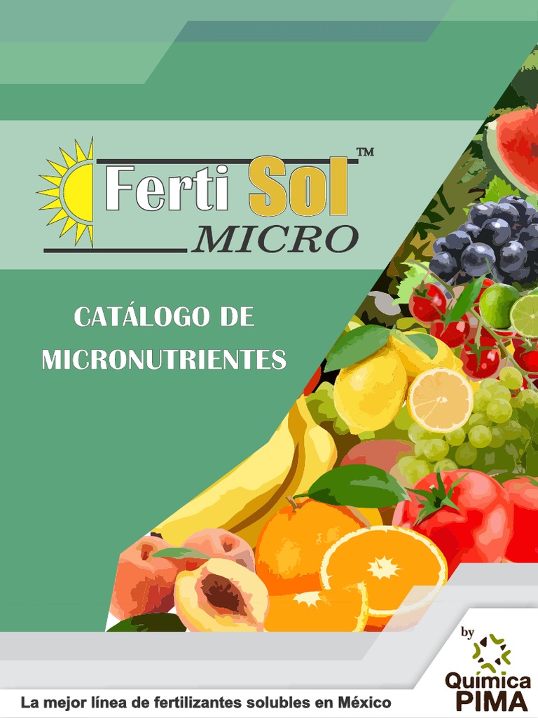 Catálogo FertiSol Micro | PDF | Naturaleza | Sustancias químicas