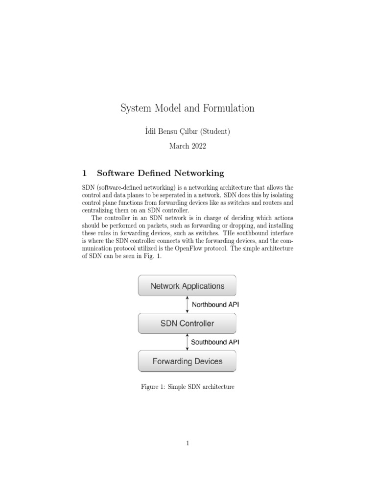System Model Formulation | PDF | Computer Network | Routing