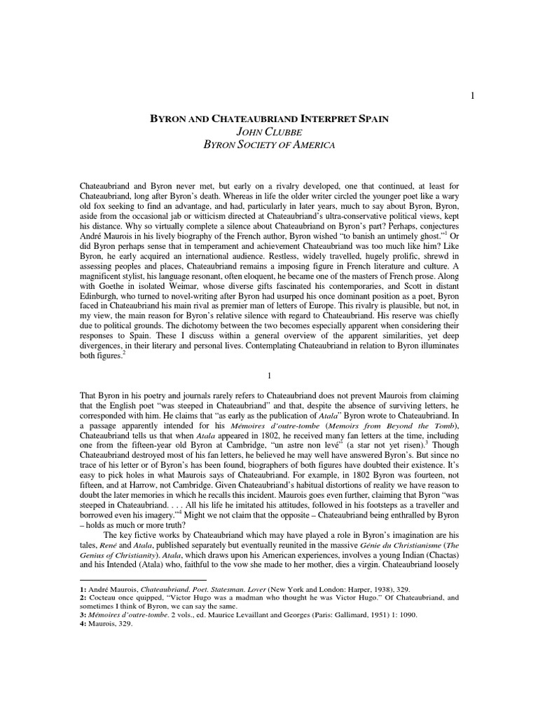 Byron Tale | PDF | Lord Byron | Napoleon